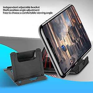Half Hand Gaming Keyboard and Mouse Combo, 4 in 1 Mobile Game Combo Pack, Mobile Gamepad Controller, One Handed Gaming Keyboard, Mouse Converter, Adjustable Phone Stand