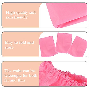 kekafu 10 Pcs Disposable Robes for Spa Wrap Robe Disposable Spa Wrap Non-Woven Body Wrap with Adjustable Closure Spa Wraps for Women Robes Beauty Sweat Steaming
