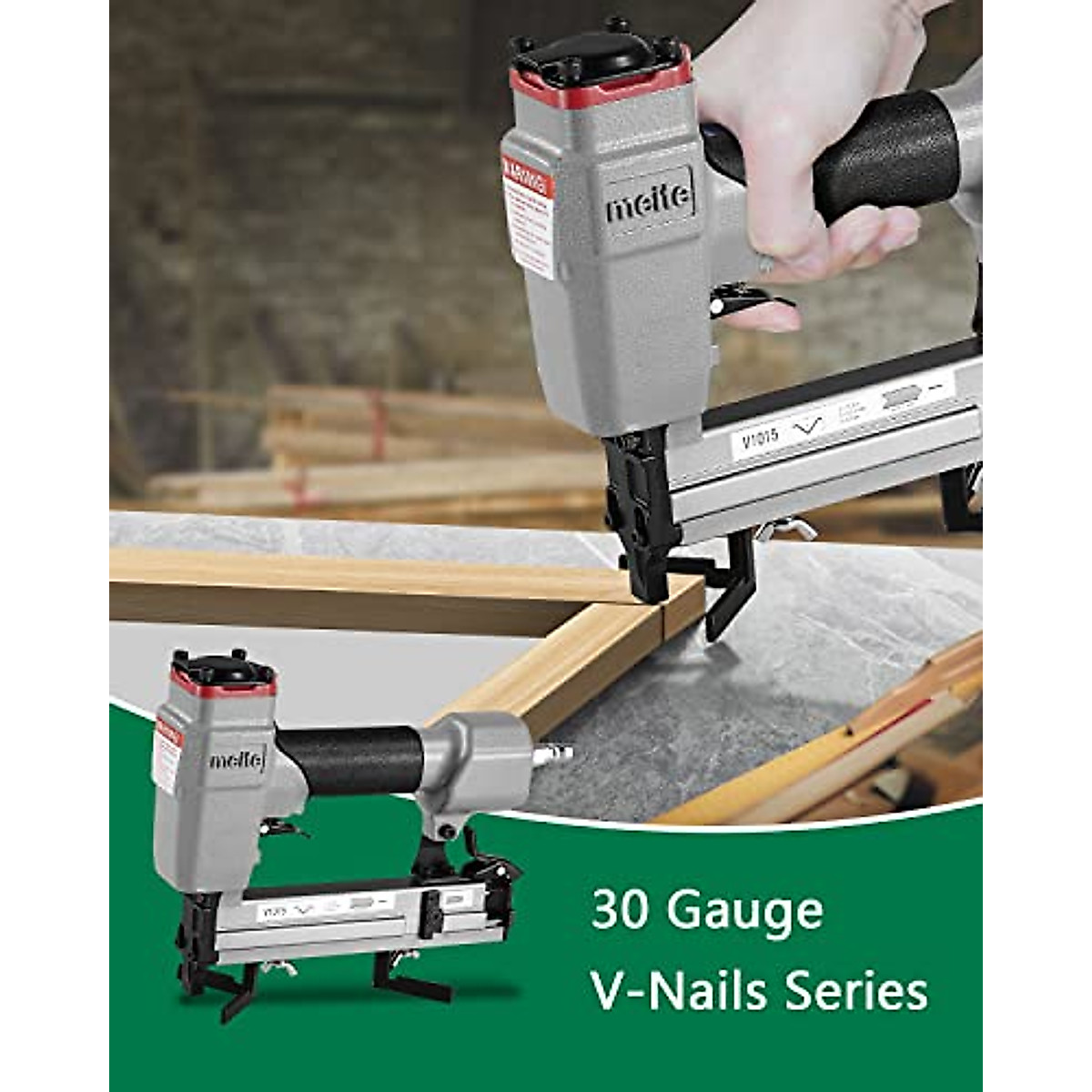 meite V-Nailer Series V1015B Picture Frame Joiner or Picture Frame Nailer (Size 9/32-Inch to 19/32-Inch)