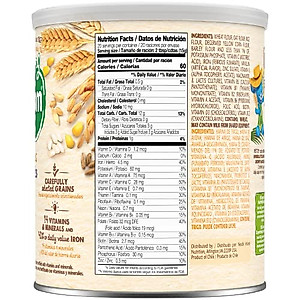 Nestle Nestum Infant Cereal, 5 Cereals, Made for Infants 6 Months Old, 10.6 Ounce Canister (Pack of 1)