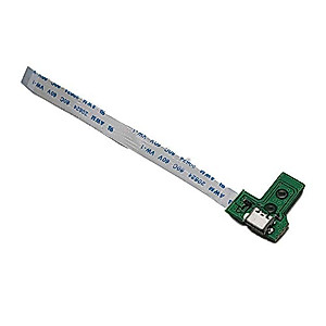Mustpoint Micro USB Charging Socket Board REV 3 W Flex Ribbon Cable for JDS-030 Sony Playstation PS4 Controller DualShock 4