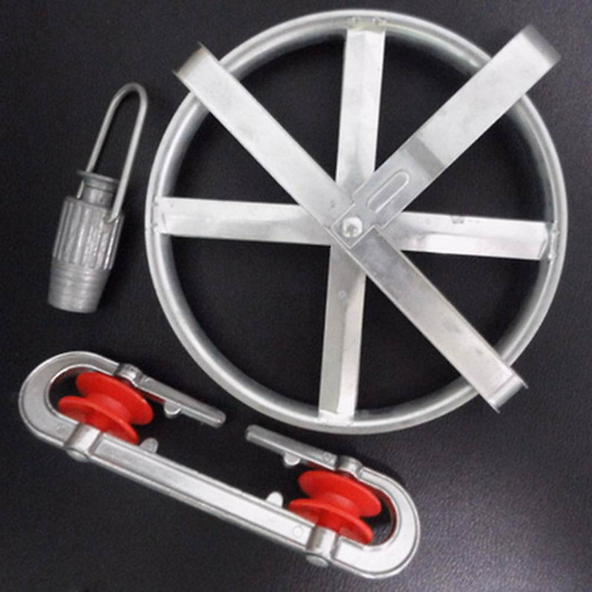 Cabilock 4 Pcs Metal Clothesline Tightener Aluminium Rope Tightener Clothesline Tensioner for Pulleys and Fixed Clothes Lines Clothes Grips Household Supplies