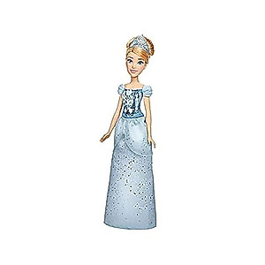 Disney Princess Royal Shimmer Cinderella Doll, Fashion Doll with Skirt and Accessories, Toy for Kids Ages 3 and Up