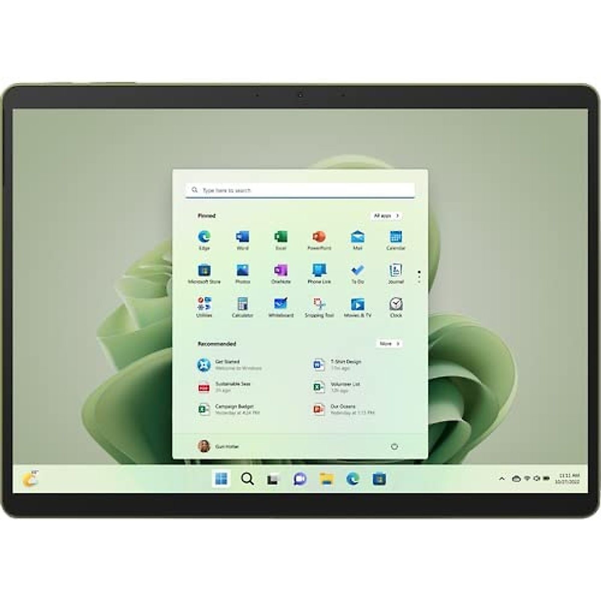 Microsoft Surface Pro 9 Tablet - 13" - Core i5 12th Gen i5-1245U Deca-core (10 Core) 4.40 GHz - 16 GB RAM - 256 GB SSD 64-bit - Forest - 2880 x 1920 - PixelSense Display - 15.50 Hours Maximum Bat