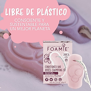 Foamie Hair Conditioner Bar for Damaged Hair, Plastic Free, 80g