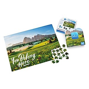 Spin Master 300-Piece Calm Jigsaw Puzzle for Relaxation, Stress Relief, and Mood Elevation, for Adults and Kids Ages 8 and up, You Belong Here