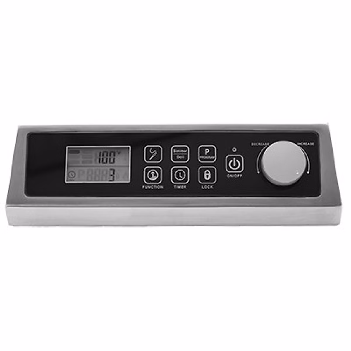 Max Burton 6515 Digital ProChef-1800 Induction Cooktop, Digital Controls, 10 Adjustable Watt and 15 Temperature Settings, Timer, Program Lock, Programmable Cooking, 1800W, 120V