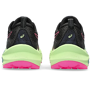 ASICS Women's Trabuco Max 2 Running Shoes, 9.5, BLACK/HOT PINK
