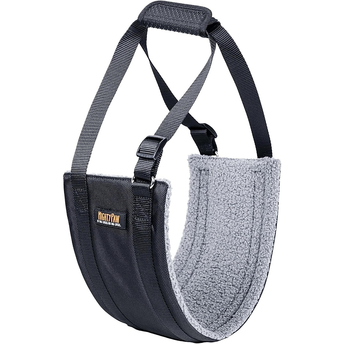 Mighty Paw Dog Lift Harness - 0-20 lbs Dog Hip and Hind Leg Support Sling - Comfortable Assistance for Elderly or Injured Dogs with Hip and ACL Brace - Back Support Harness Carrying Sling - Small