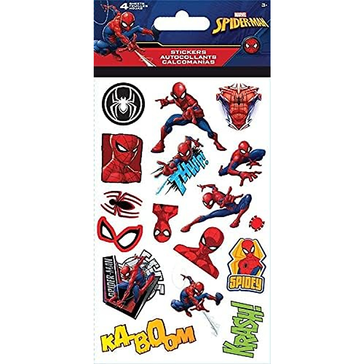 Spiderman Pencil Case for Kids - Spiderman Stationery Bundle with Spiderman Pencil Case, Spiderman Erasers, Stickers More | Spiderman School Supplies for Boys 4-6