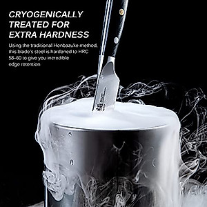 KYOKU Paring Knife - 3.5" - Shogun Series - Japanese VG10 Steel Core Damascus Blade - with Sheath & Case