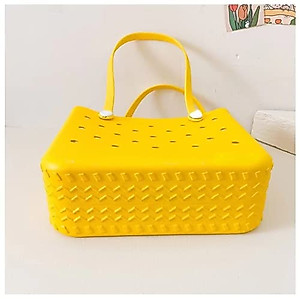 YNGCHNG Rubber Beach Bag With Swim Wet Bag,Waterproof Sandproof Washable Durable Open Tote Bag Travel Bag for Beach Outdoor (Black Leopard, Large)