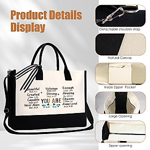Christian Gifts for Women Birthday Gifts for Christian Religious Gifts Catholic Gifts Scripture Gifts for Women Her Mom Female Coworker Sister Friends Inspirational Quotes Reusable-Grocery-Bags