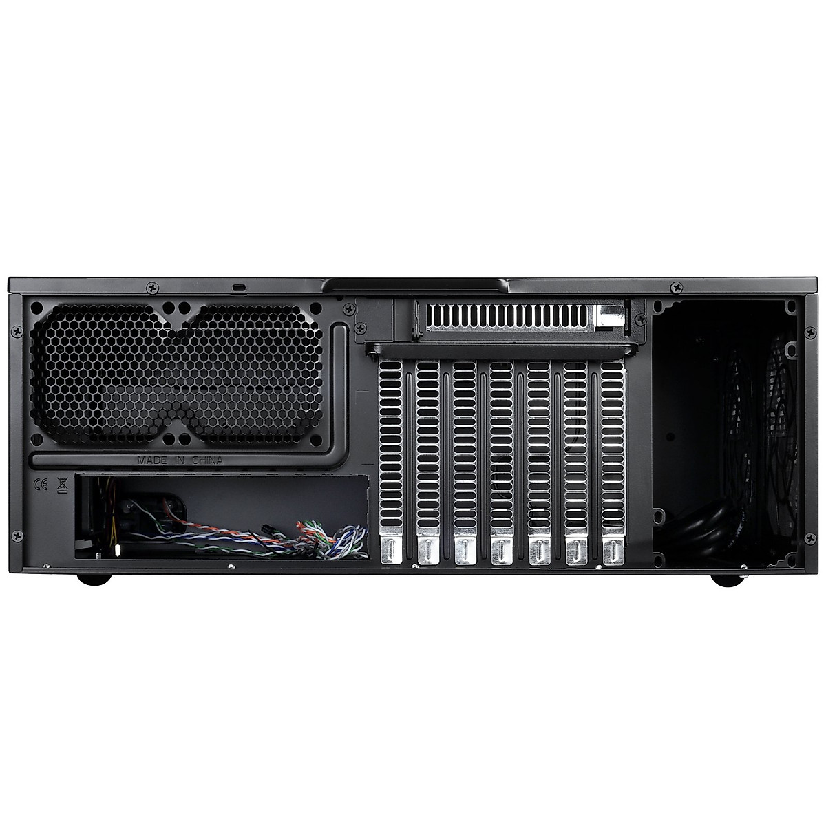 SilverStone Technology Home Theater Computer Case (HTPC) with Faux Aluminum Design for ATX/Micro-ATX Motherboards and New USB Type C Front Port, SST-GD09B-C