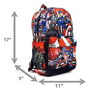 Wondapop Disney Marvel Avengers Captain America 17" Full Size Nylon Backpack