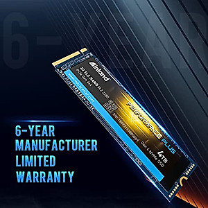 INLAND 4TB Performance Plus NVMe Internal Gaming SSD Solid State Drive Optimized for PS5 - Gen4 PCIe, M.2 2280, DRAM Cache, 176-Layer TLC 3D NAND Flash, Up to 7200MB/s