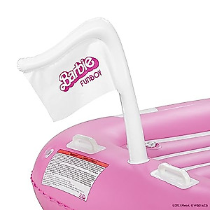 Barbie The Movie & FUNBOY Speed Boat Inflatable Pool Float Medium & Giant Inflatable Luxury Pink Retro Convertible Classic Sports Car Pool