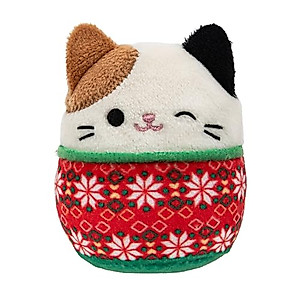 Squishville by The Original Squishmallows Holiday Calendar - 24 Exclusive 2” Festive Squishmallows - Seasonal Toys for Kids and Preschoolers - Ages 3+