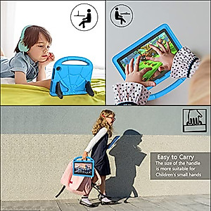Case for 8 Inch Tablet (10th/12th Generation 2020/2022 Release) - DICEKOO Lightweight Shockproof Kids Case Cover for 8 inch Tablet - Blue