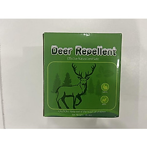 24 Pack Powerful Deer Repellent Balls, Natural Deer Deterrent and Rabbit Repellent Outdoor Keep Rabbits and Deer Away from Eating Plants, Lawns, Vegetables, Trees, Human & Pet Safe Deer Repellant