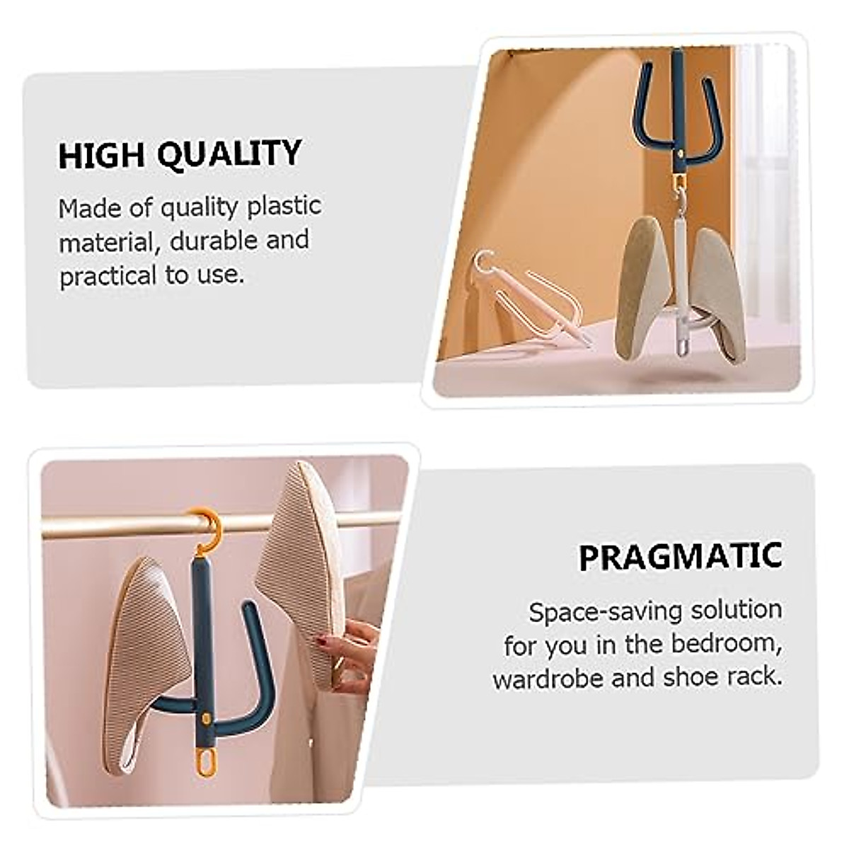 Swivel Hook Hanger Small Drying Rack Multi Purpose Hanger Swivel Hooks Small Clothes Drying Rack Shoe Racks Shoes Hanger Slipper Drying Racks Shoe Hook abs rotatable to Rotate
