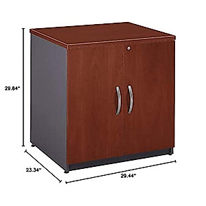 BUSH BUSINESS FURNITURE Series C Collection 30W Storage Cabinet in Hansen Cherry