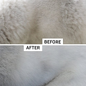 GoPets Professional Slicker Brush for Dogs and Cats Self-Cleaning Grooming Comb for Dematting Detangling & Deshedding