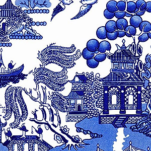 Johnson Brothers Willow Blue 4 Piece Place Setting, Blue and White