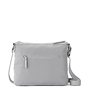 The Sak womens Esperato Recycled Nylon Crossbody, Light Grey, One Size US
