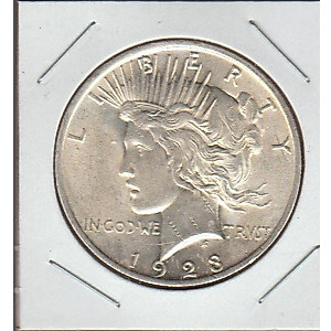 1922 D Peace (1921-1935) (90% Silver) $1 Choice Extremely Fine