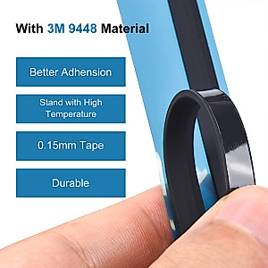 KBRPARTS Replacement Laptop Rubber Feet Strips for HP Envy x360 15-DR 15-DS 15-DA 15-DB 15M-EE 15M-DR, HP 15M-EE0013DX 15M-DR1012DX 15-DS1083CL 15-DR1679CL Series Laptop, Black