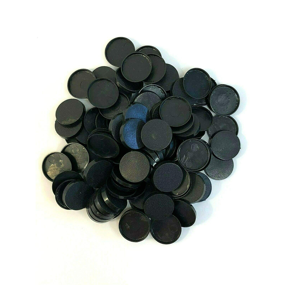 Lot of 100 25mm Round Bases for Warhammer 40k & AoS Games Workshop Wargame Bitz