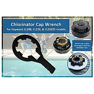 JSP Manufacturing New Aftermarket Hayward CL200 and CL220 Chlorinator Lid Cap Wrench Opener Tool Pool Pump (1)