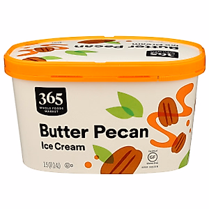 365 by Whole Foods Market, Ice Cream Butter Pecan, 1.5 Quart