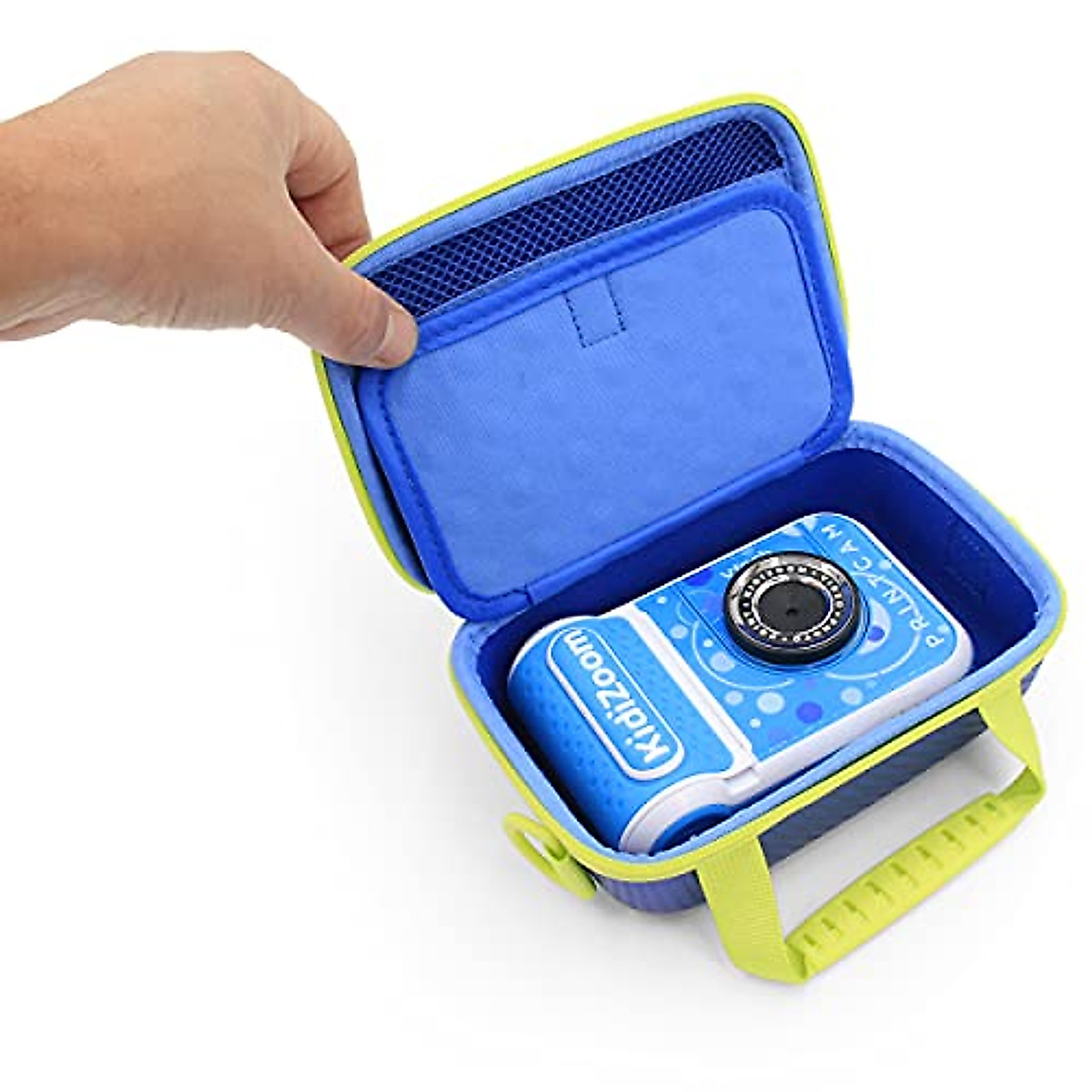 CASEMATIX Camera Case Compatible with Kidizoom PrintCam Printer Camera, Creator Cam Video Camera and Instant Camera Paper Refill Accessories, Includes Blue Case Only