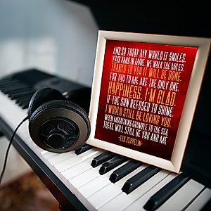 Still Be Loving You - Led Zeppelin Vintage Decor Wall Art, This Wall Decor Music Poster, is A Great Vintage Rock Print For Home Decor, Office Decor, or Man Cave Room Decor Aesthetic, Unframed - 11 x14