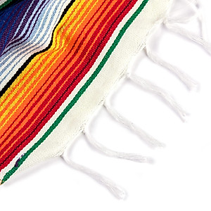 Airooglee Mexican Table Runner 4Pack 14 x 84 Inches Fiesta Mexican Theme Party Decoration for Cinco de Mayo Fiesta Party Serape Zarape Table Runner