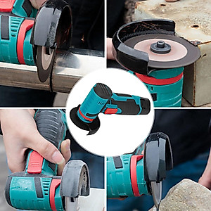 GIFZES 12V Cordless Angle Grinder Kit,3-Inch Battery Powered Angle Grinder Brushless,19500rpm Electric Grinding Tool Mini Grinder Handheld Cutter with 2pcs 1500mAh Batteries and 2 Cutting Discs