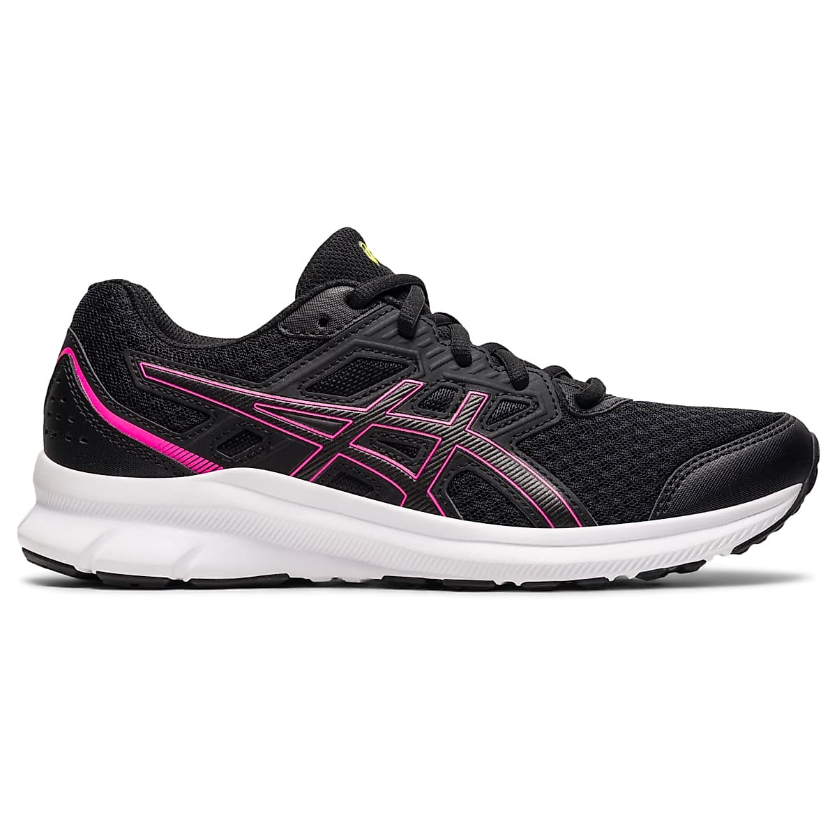 ASICS Women's Jolt 3 Running Shoes, 8.5, Black/HOT Pink