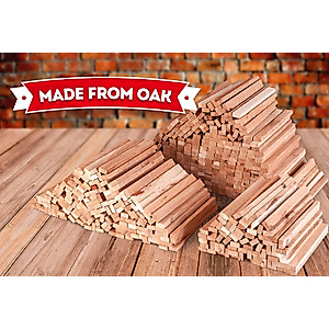 Zorestar Grillers Kindling Wood Sticks (500pc) Fire Starter Firewood for Campfires Fireplace Fire Starters For Wood Stove & Bonfires 100% Natural firestarters from Oak 17.5 lbs Easy & Safe for Camping