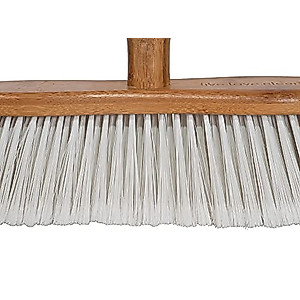 Harper Live.Love.Clean. Smooth Surface Bamboo Household Broom for Indoor Sweeping of Pet Hair, Dirt, Dust on Hardwood Floors, Tile, and Laminate
