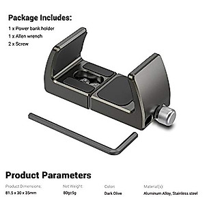 SmallRig Universal Power Bank Holder, Power Bank Clamp Mount for Camera 2790