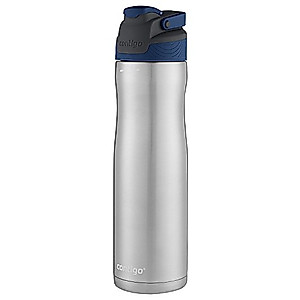 Contigo Steel Water Bottle, 24 oz, SS Monaco