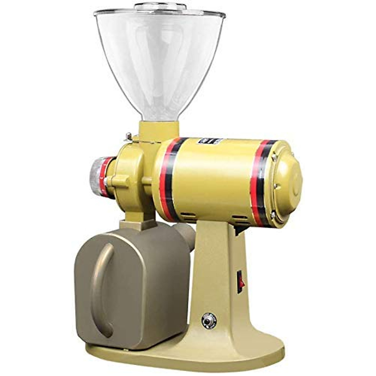 Coffee Machine Electric Coffee Grinder with Stainless Steel Grinding Disc Italian Grinder Mill Desktop Household Coffee Beans Grinding Machine Grinder Coarse/Fine Grindin