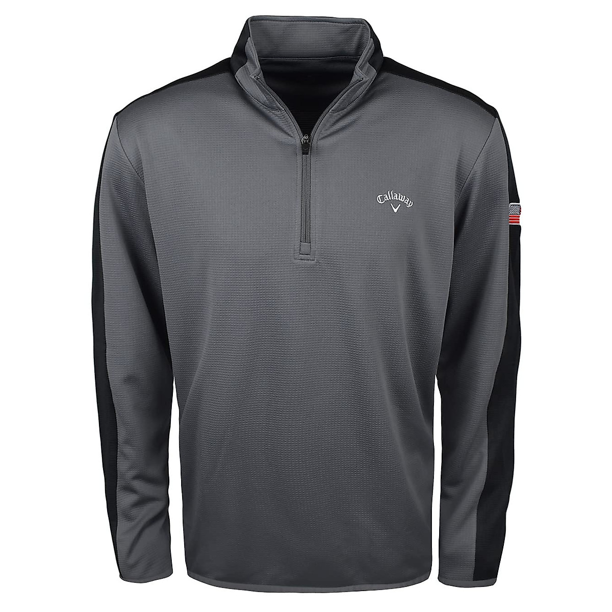 Callaway Golf Waffle Fleece 1/4 Zip Pullover Quite Shade XXL