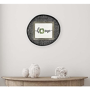 AuldHome Black Boho Wall Baskets (2-Pack); Wall Decor Baskets