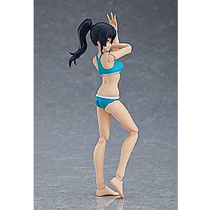 Max Factory Female Swimsuit Body (Makoto) Figma Action Figure, Multicolor