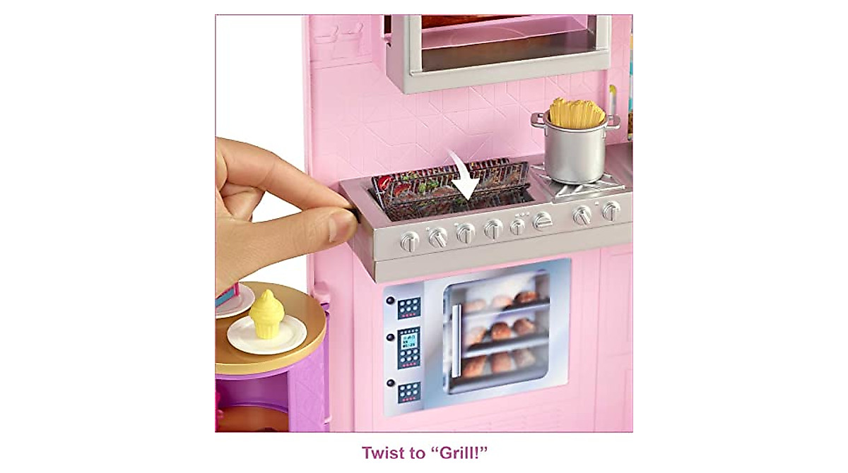 Barbie Cook ‘n Grill Restaurant Playset for Kids