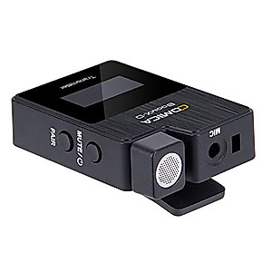 COMICA BoomX-D D2 2.4G Wireless Lavalier Microphone System Digital 1-Trigger-2 Wireless Microphone Transmitter & Receiver for Smartphone Camera Podcast Interview YouTube