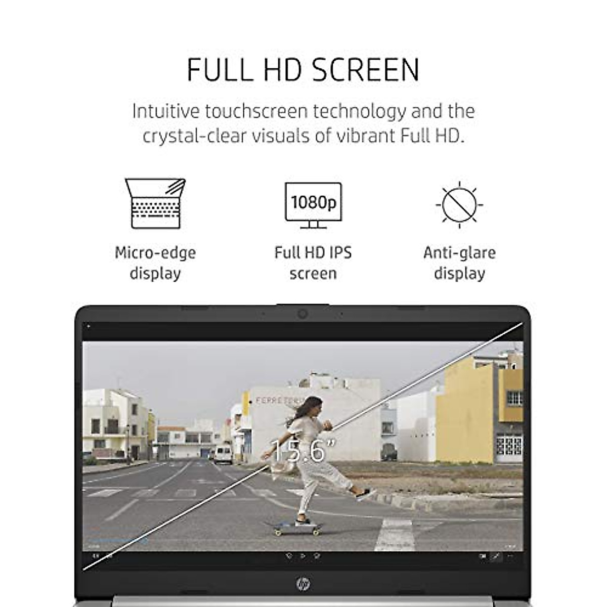 HP 15 Laptop, 11th Gen Intel Core i5-1135G7 Processor, 8 GB RAM, 256 GB SSD Storage, 15.6 Full HD IPS Display, Windows 10 Home, HP Fast Charge, Lightweight Design (15-dy2021nr, 2020) (Renewed)